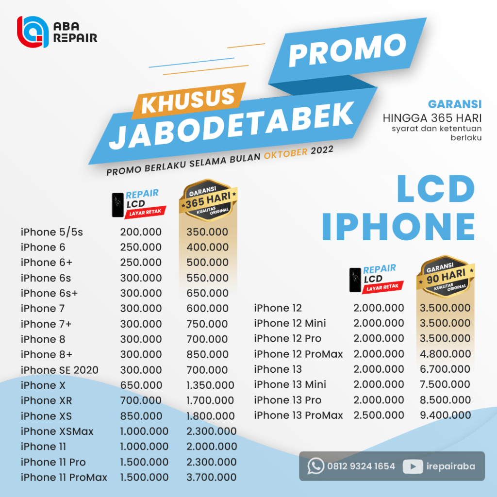 Service Ganti Kaca iPhone Samsung Lengkap Murah dan Bergaransi